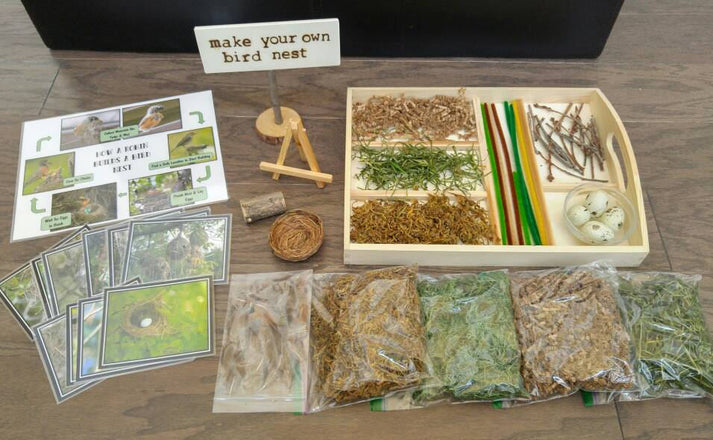 Loose Parts Nest/Bird Activity, Build a Nest, Fine Motor Skills, Gift – Arbor Inspirations