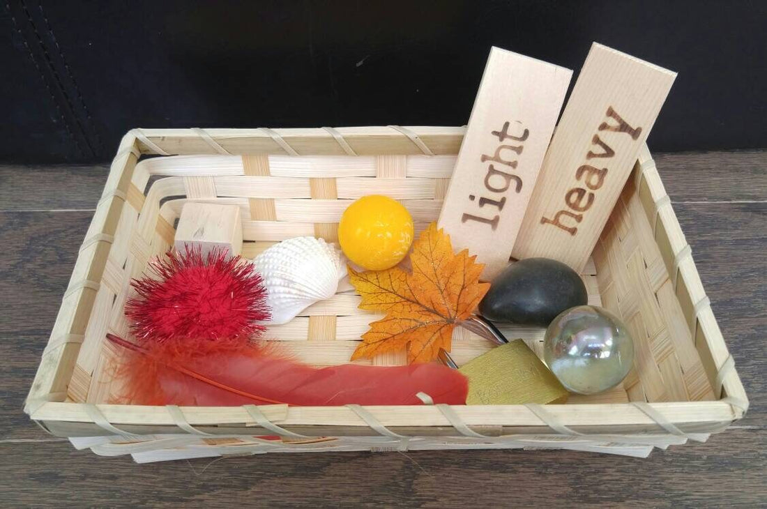 Light/Heavy Sorting Set, Montessori Object Classification, Gift for Ki ...